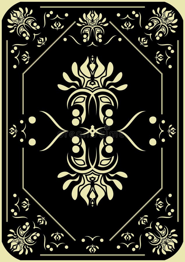 Playing card design. stock vector. Illustration of abstract - 20338310