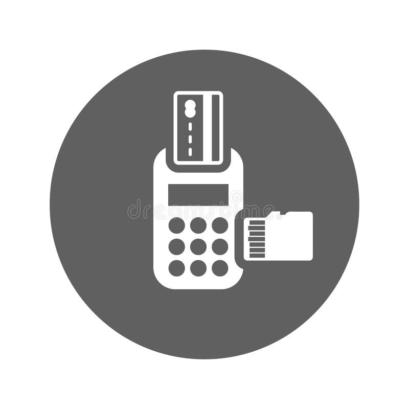 Card, Device, Disc Icon. Gray Vector Graphics Stock Illustration ...