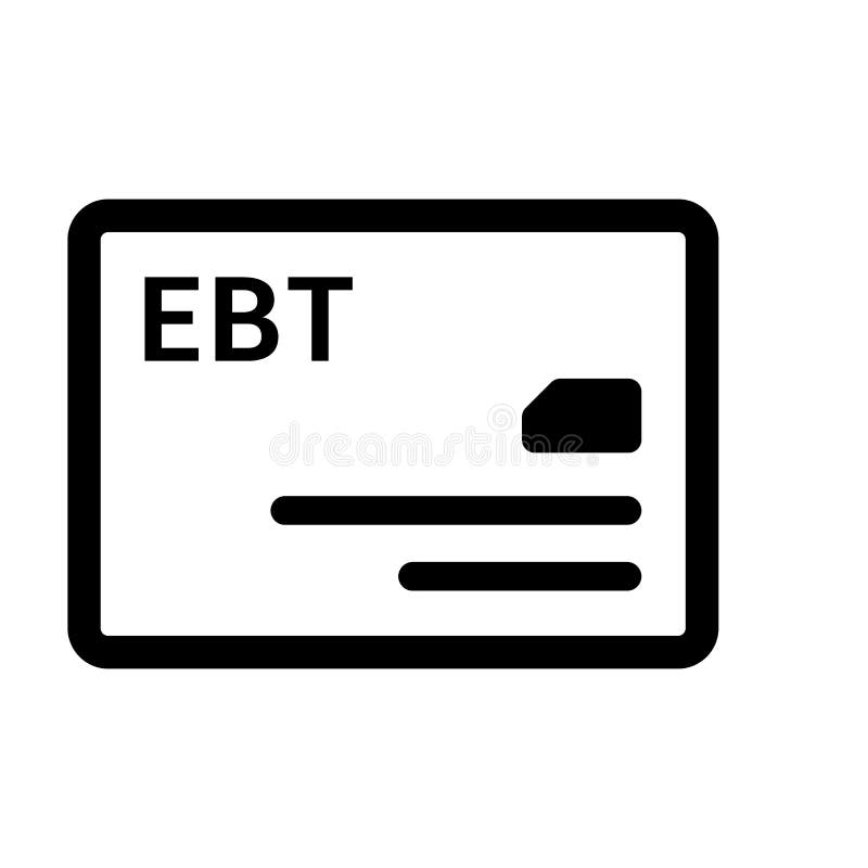 Card, Digital, Ebt Icon. Black Vector Graphics Stock Illustration ...