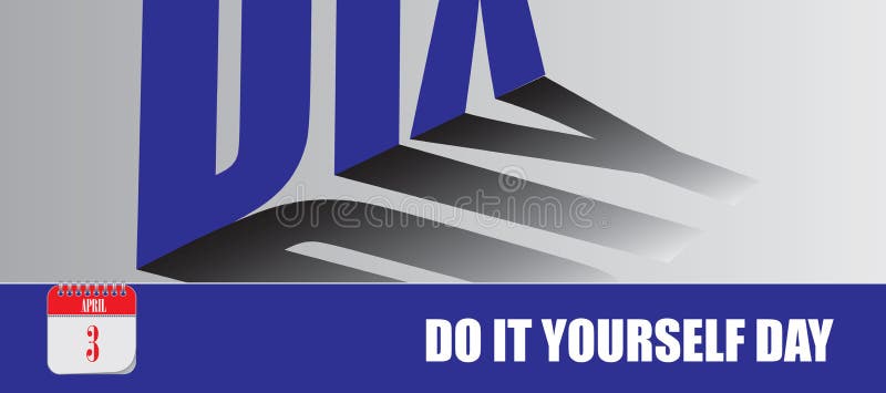 Card DIY Day stock vector. Illustration of business - 214955579