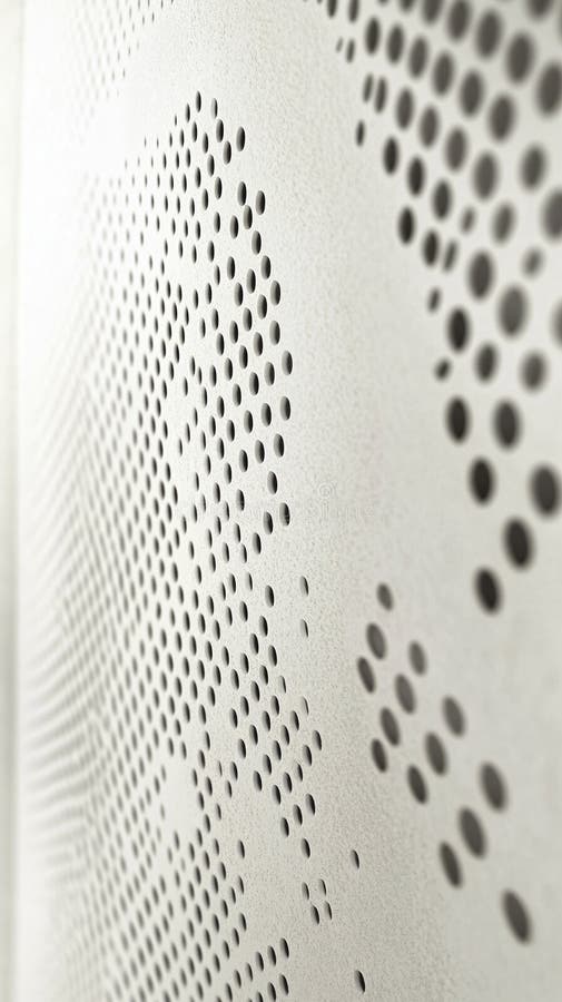 Card Featuring Perforated Corners for a Unique Modern Appearance. Stock ...