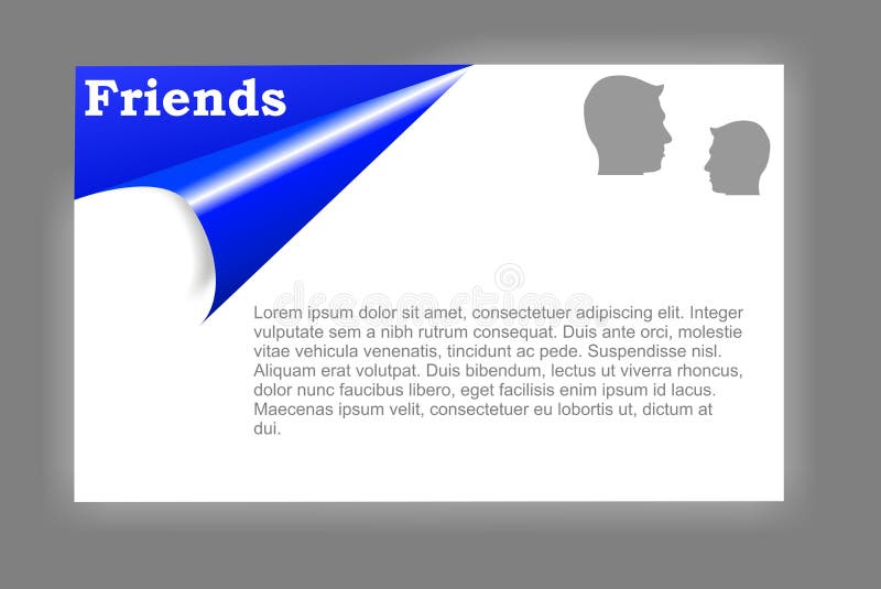 Card friends stock illustration. Illustration of gift - 48068522