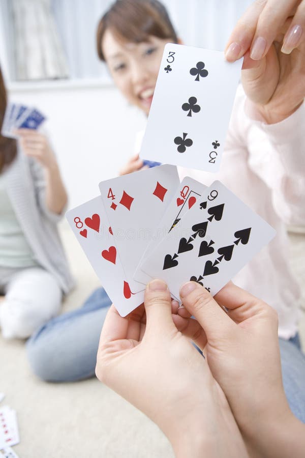 Card game stock photo. Image of oriental, person, game - 10127454