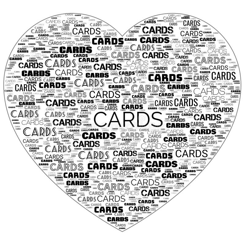 Card Game Shapes Text Words Abstract Background Illustration Stock ...