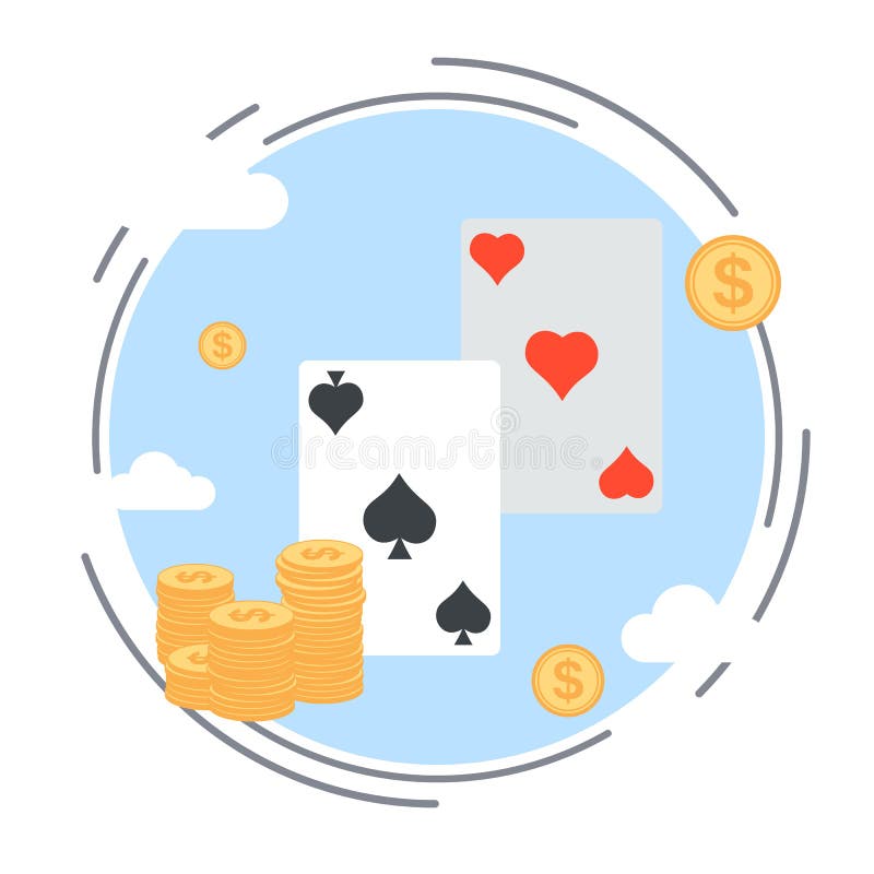 Card Game, Success, Winning, Strategy Vector Illustration Stock Vector ...