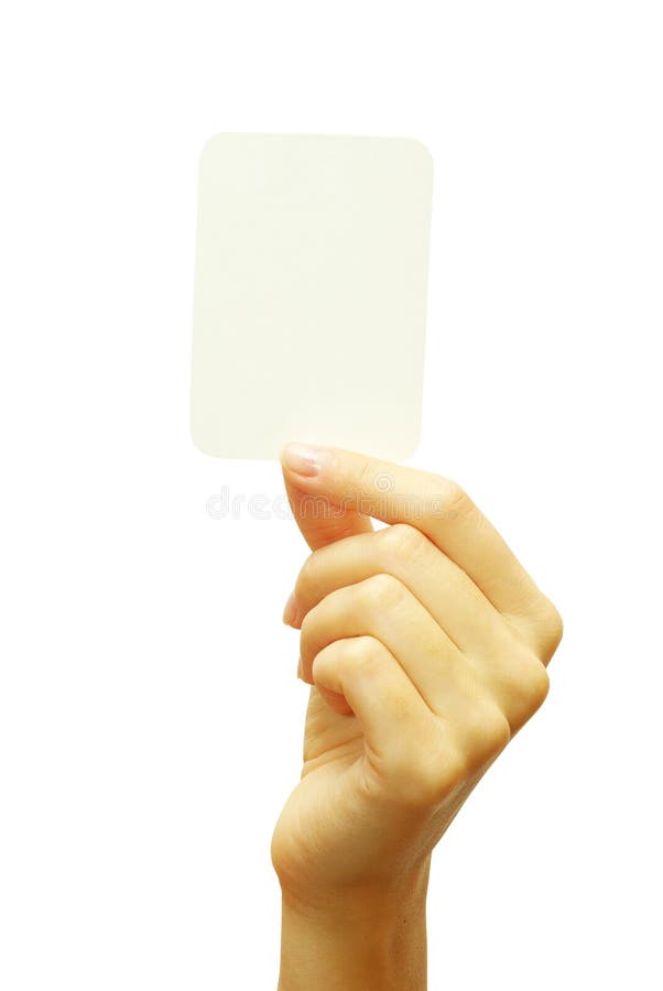 Card in a hand stock image. Image of businessman, exhibition - 3689043