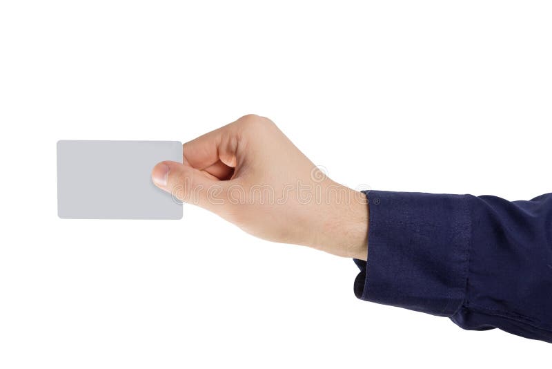 Card in hand stock photo. Image of adult, address, marketing - 34462678