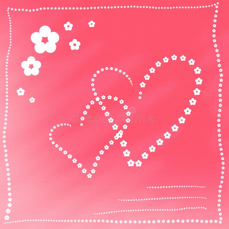 Card with heart stock illustration. Illustration of silhouette - 2591877