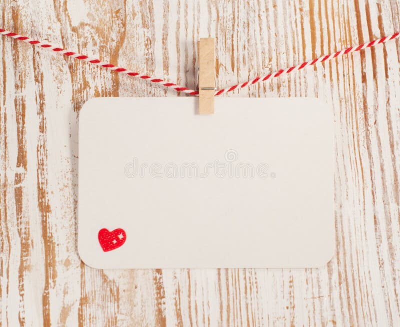 Card with heart stock image. Image of card, pink, valentines - 28205973