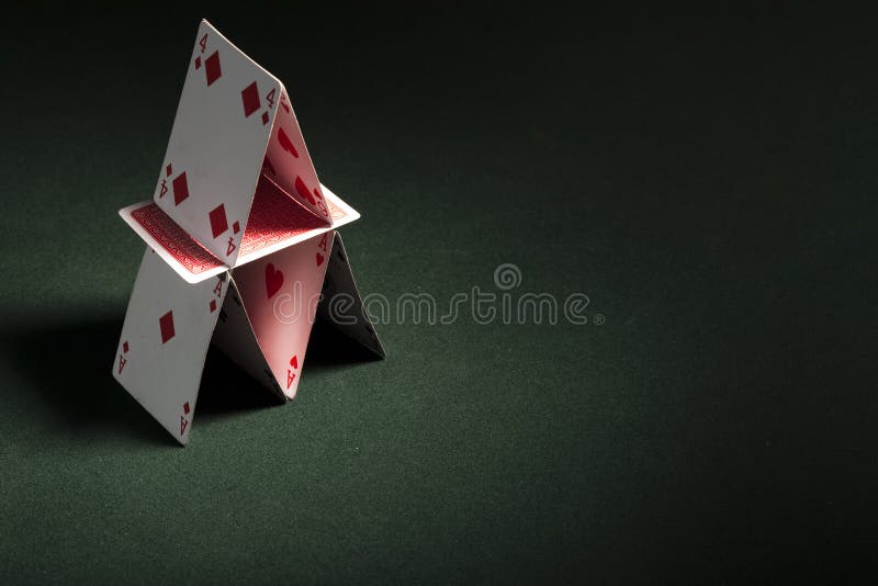 Card House stock image. Image of group, hobby, exhibition - 5404051