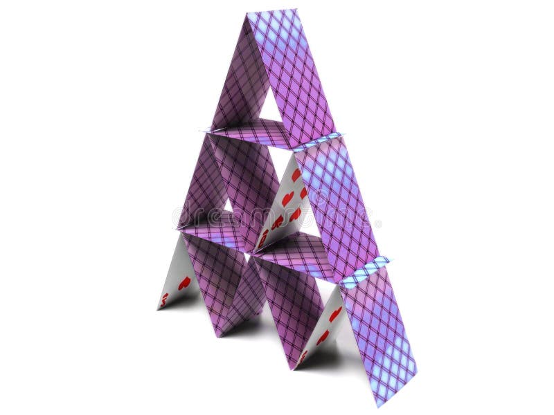 Card House Structure Stock Illustrations – 4,762 Card House Structure ...