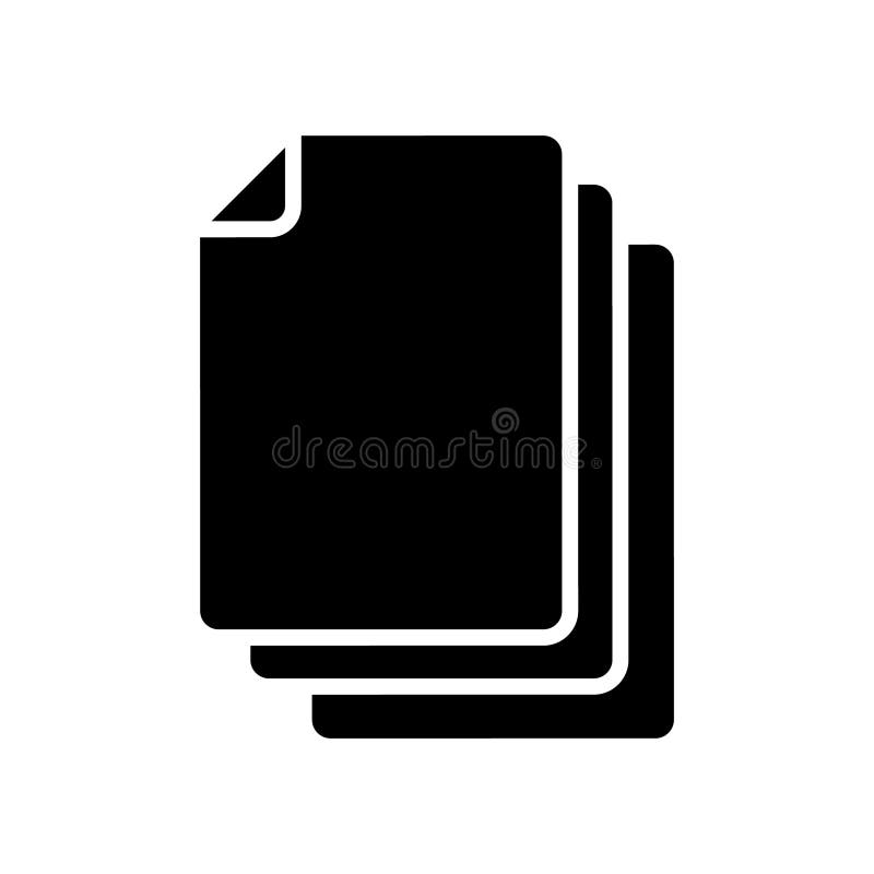 Card Index Icon Vecotr. Document Illustrator Sign. Archive Symbol or ...