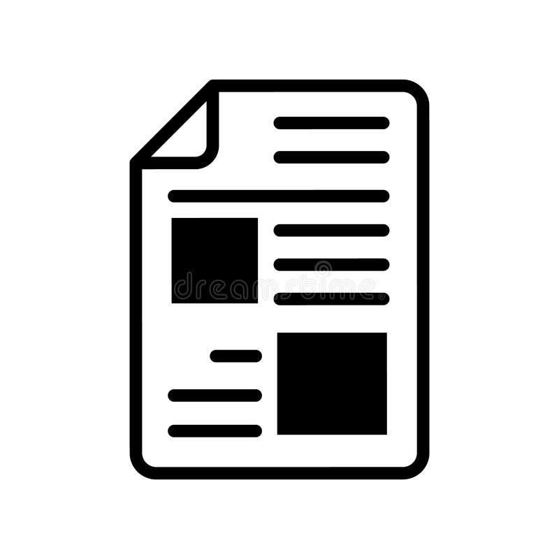 Card Index Icon Vecotr. Document Illustrator Sign. Archive Symbol or ...