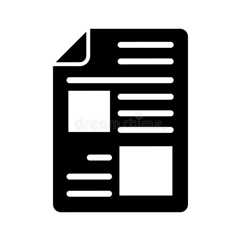 Card Index Icon Vecotr. Document Illustrator Sign. Archive Symbol or ...