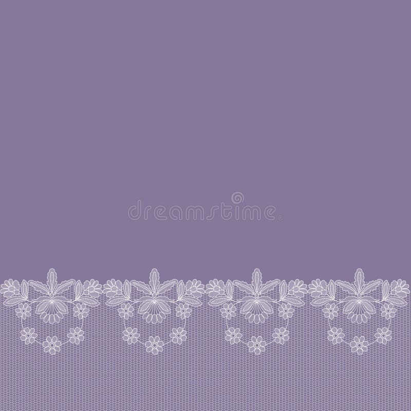 Card with Lace Fabric Background Stock Vector - Illustration of lace ...