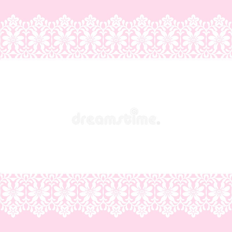 Card with lace border stock vector. Illustration of invitation - 53703863