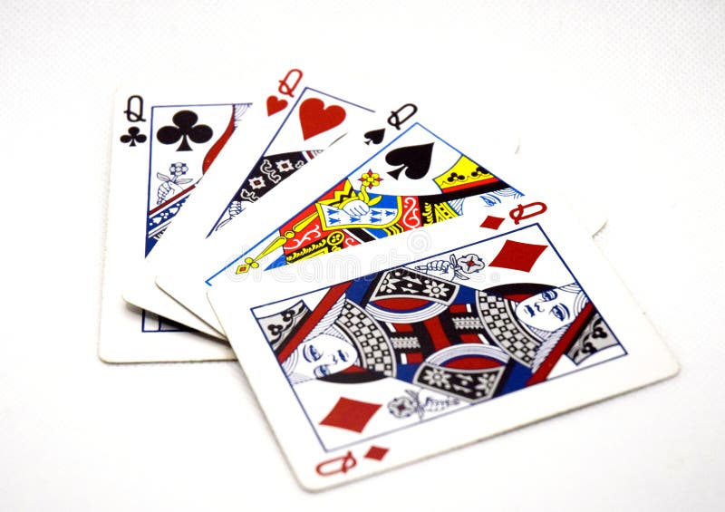 Card layout - four queens stock image. Image of sahara - 311772009