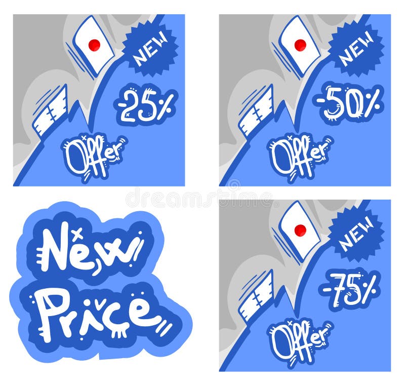 Card new price stock vector. Illustration of revenue - 31747681