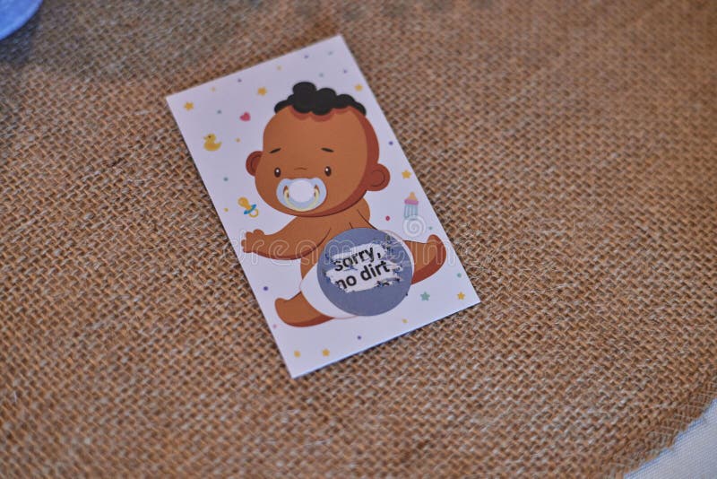 Card with Newborn Baby Design Stock Image - Image of small, infant ...