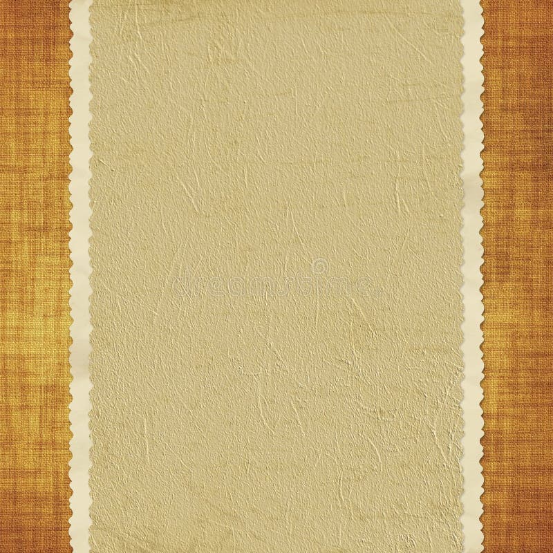Card from Old Paper on the Abstract Background Stock Illustration ...