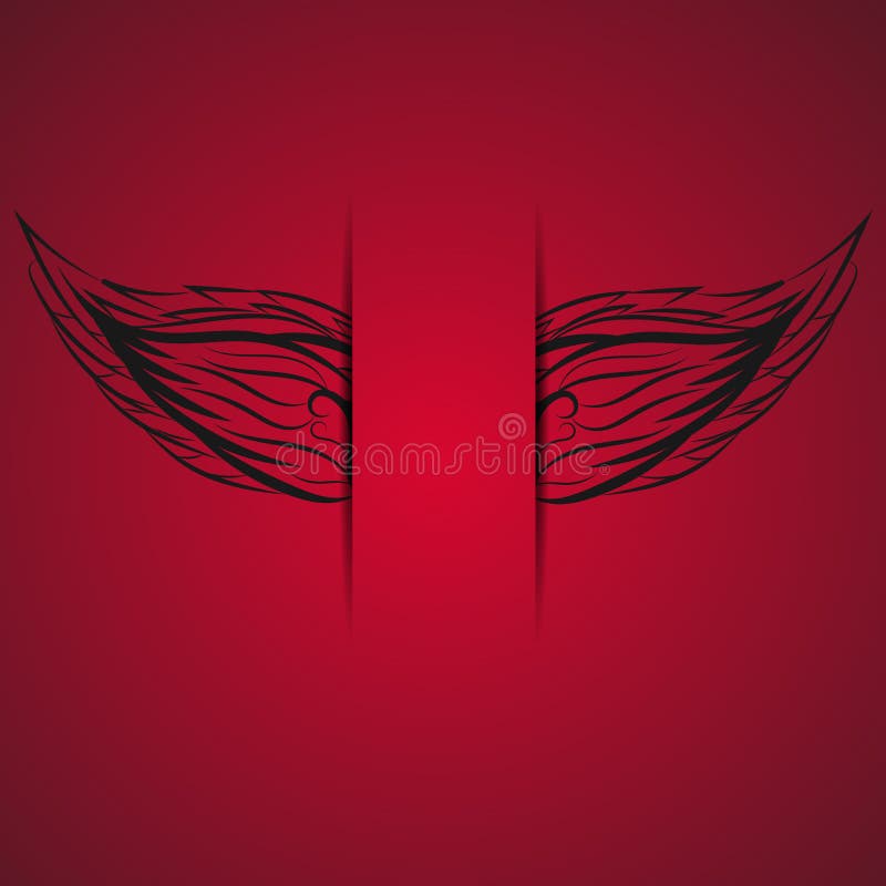 Card Paper Wings Creativity Design Eps 10 Stock Illustration ...