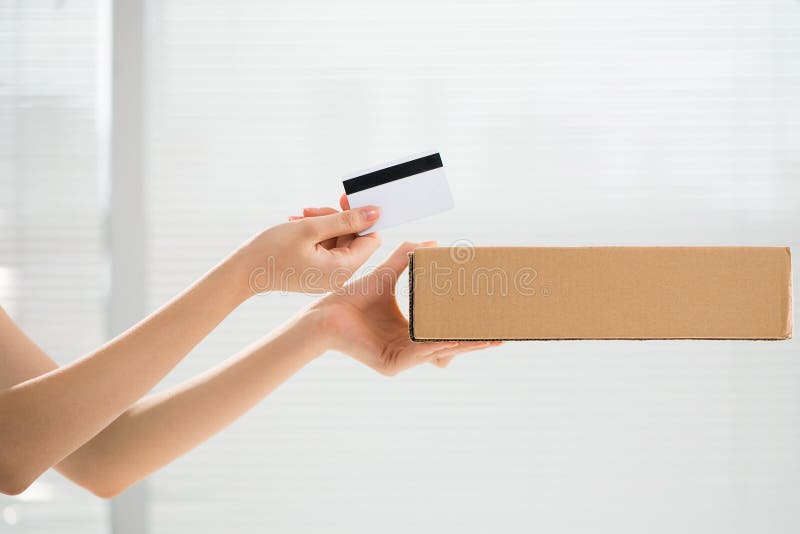 Card payment stock photo. Image of hand, credit, commercial - 35960372