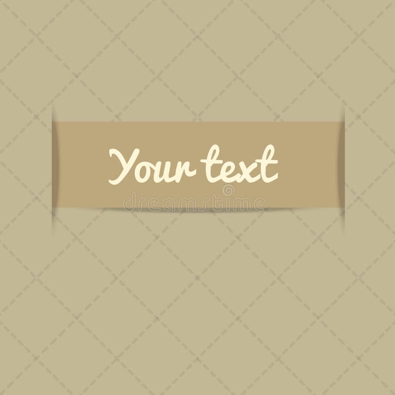 Card with Place for Your Text. Stock Illustration - Illustration of ...