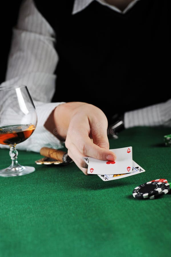 Card play stock image. Image of luck, aces, happiness - 12578737