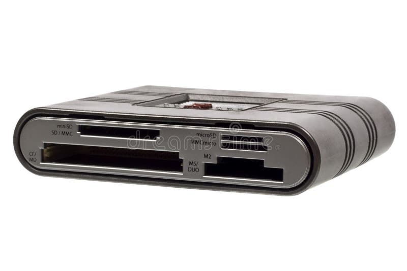 Card Reader stock image. Image of download, minisd, transfer - 10629777