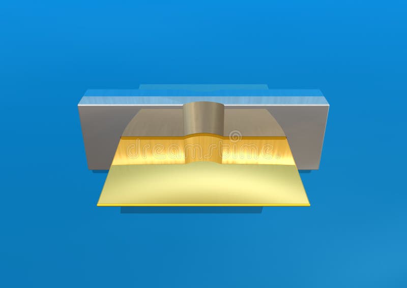 Card reader stock illustration. Illustration of golden - 12003381