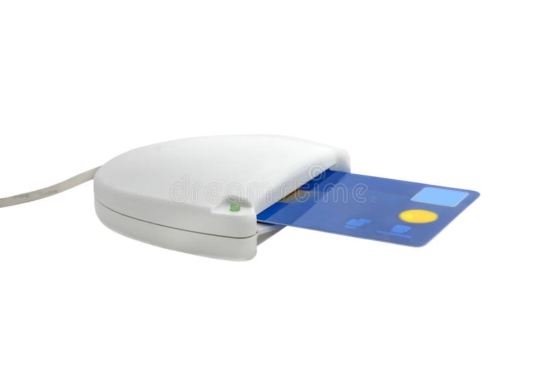 Smart card and card reader stock photo. Image of card - 10924130