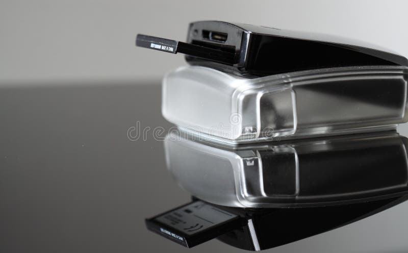 Card reader C stock photo. Image of mirror, flash, connect - 45262334