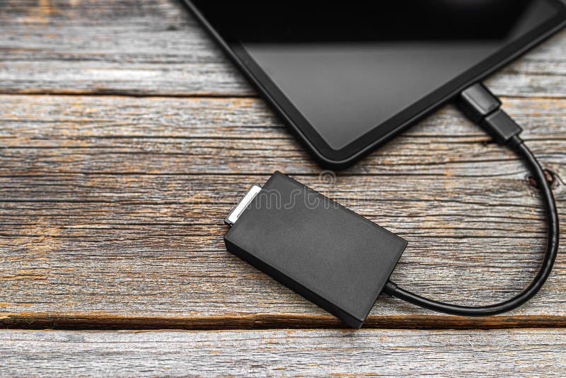 The Card Reader is Connected To a Mobile Device Stock Image - Image of ...