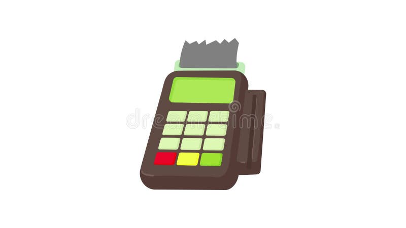 Card reader icon animation stock video. Video of motion - 230012079