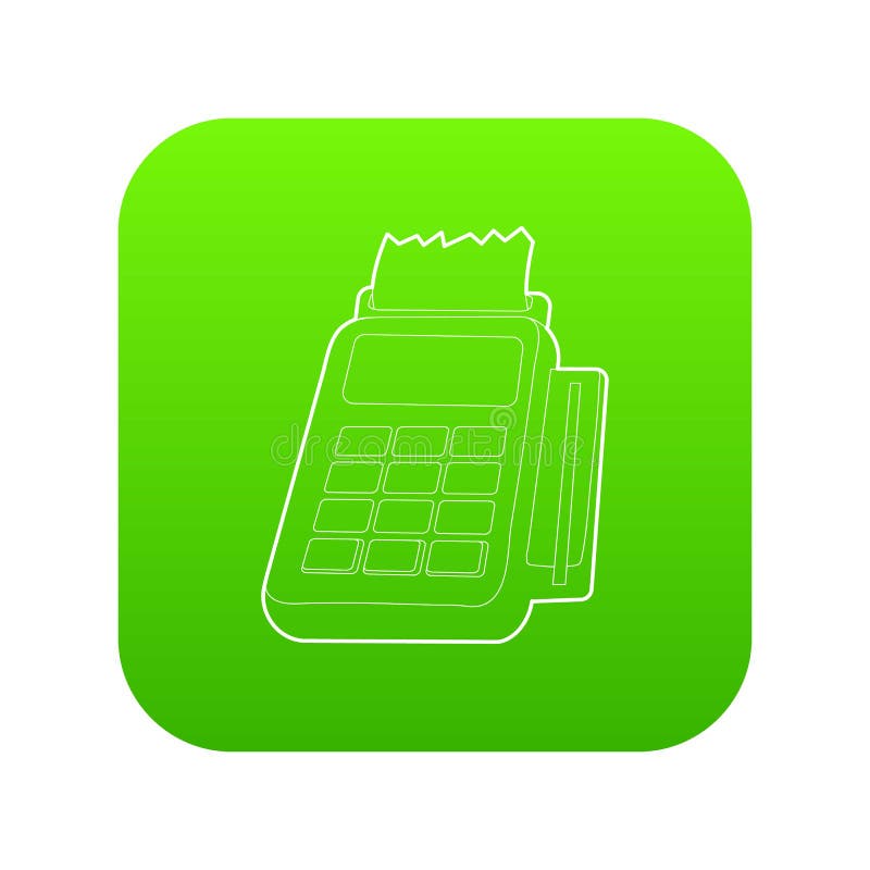Card Reader Icon Green Vector Stock Vector - Illustration of currency ... Card Reader Icon Green Vector Stock Vector - Illustration of currency ...