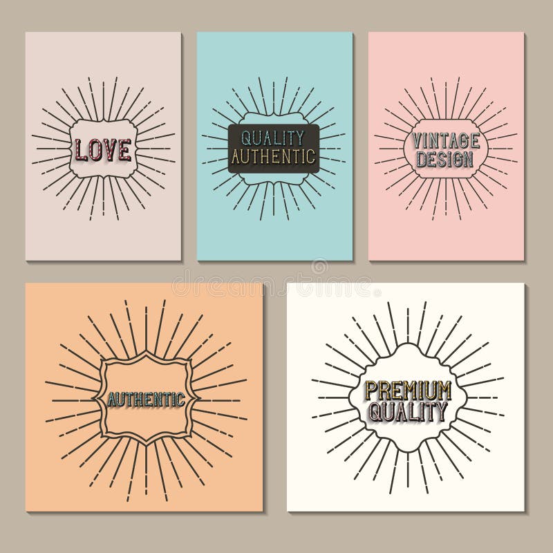 Card retro vintage frame stock vector. Illustration of poster - 75955496