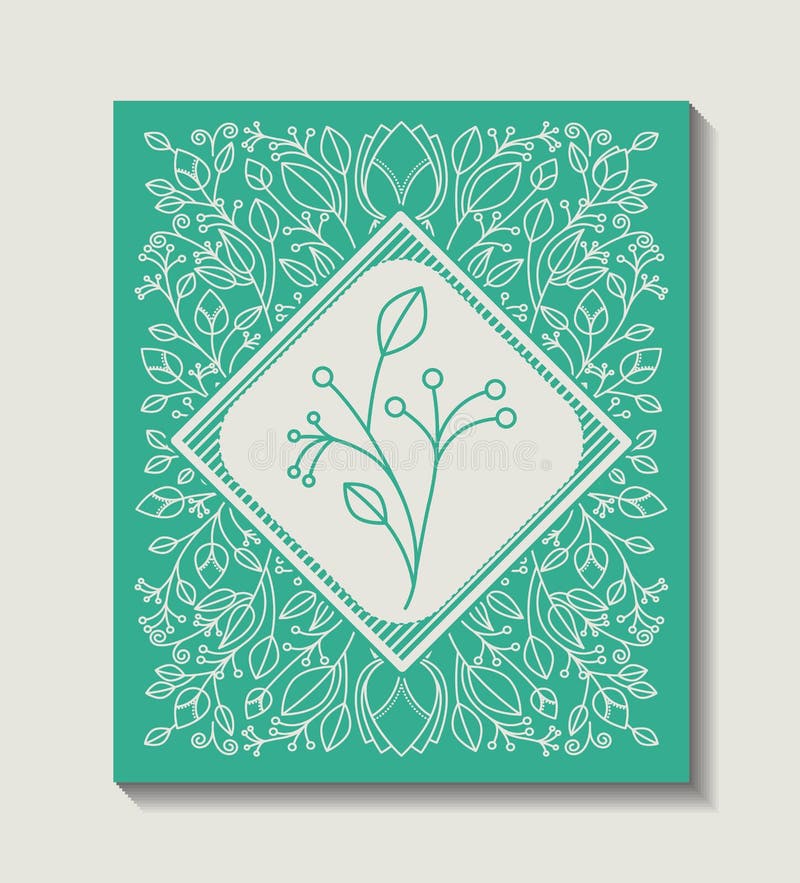 Card retro vintage frame stock vector. Illustration of elegant - 75956088