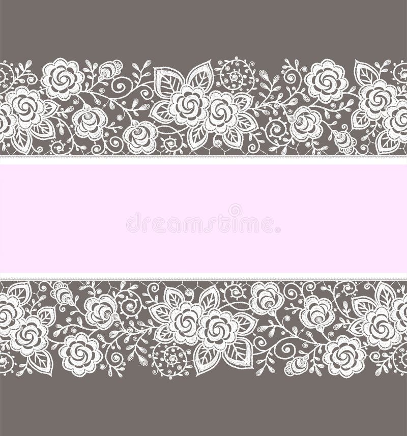 Card. Roses Lace Pattern. stock vector. Illustration of holiday - 54320485