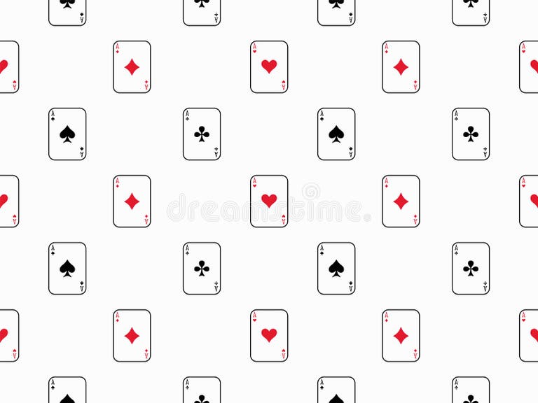 Card Seamless Pattern Background Stock Illustration - Illustration of ...