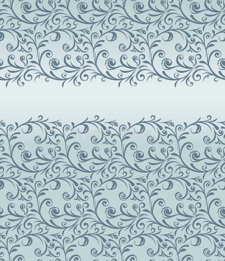 Card with seamless pattern stock vector. Illustration of design - 32811427