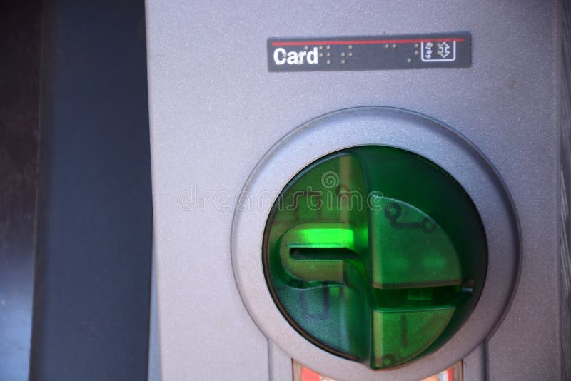 Card slot stock photo. Image of reader, braille, slot - 55618128