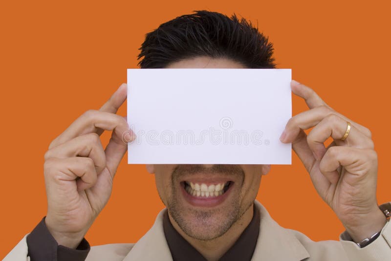 A card with a smile stock photo. Image of corporate, business - 2601180