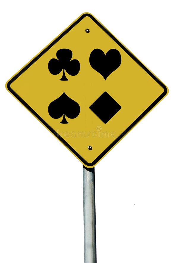 Card Suit Sign stock photo. Image of business, highway - 18874244