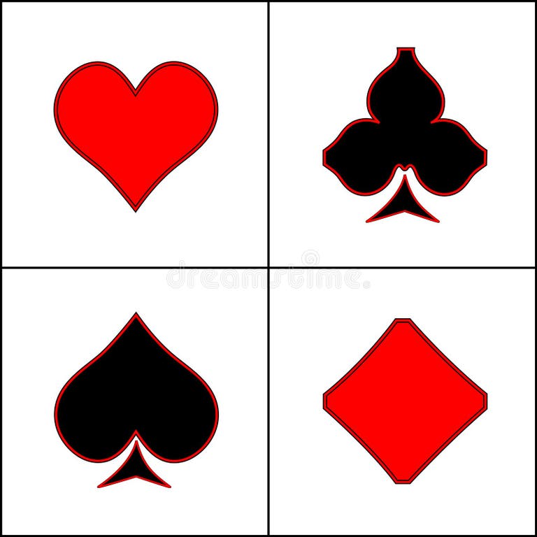 Card Suits Vector Stock Illustrations – 6,931 Card Suits Vector Stock ...