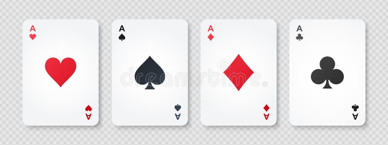 Card Suits. All Types of Playing, Poker Cards Stock Vector ...