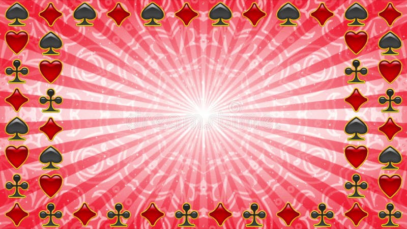 Card Suits, Seamless Loop stock video. Video of gold - 54897873