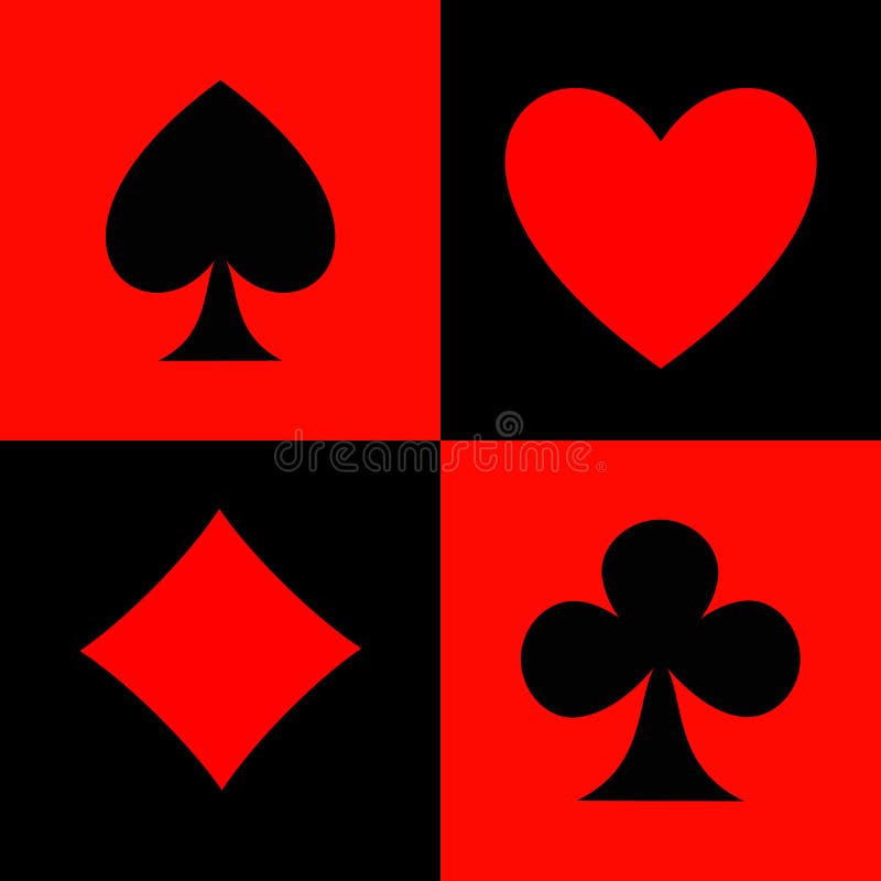 Card suits vector image stock vector. Illustration of cards - 69418060