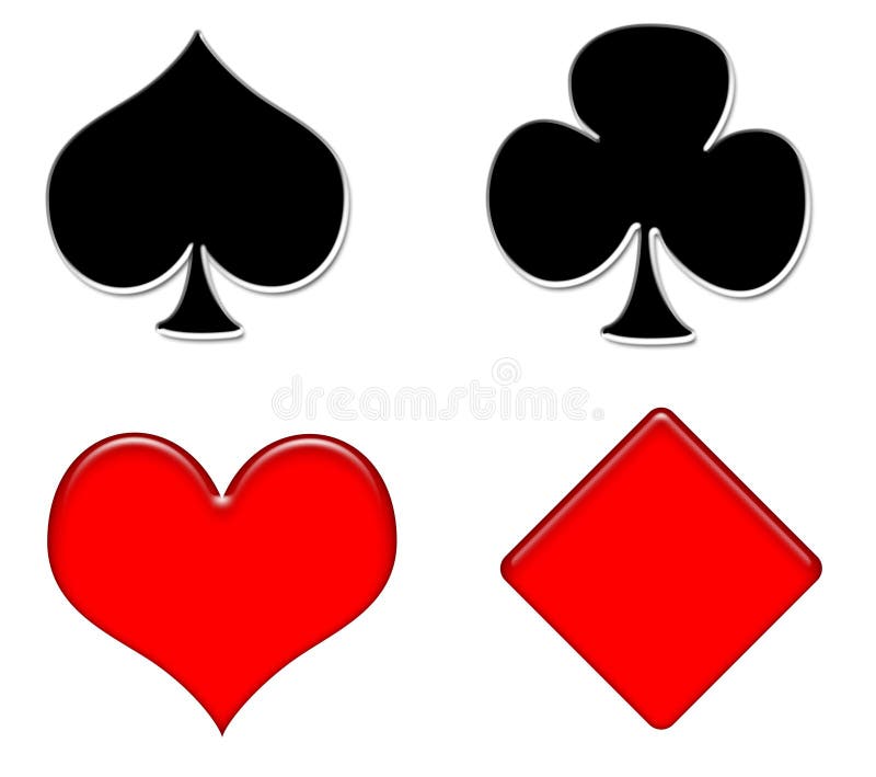 Card symbols stock illustration. Illustration of shape - 768309
