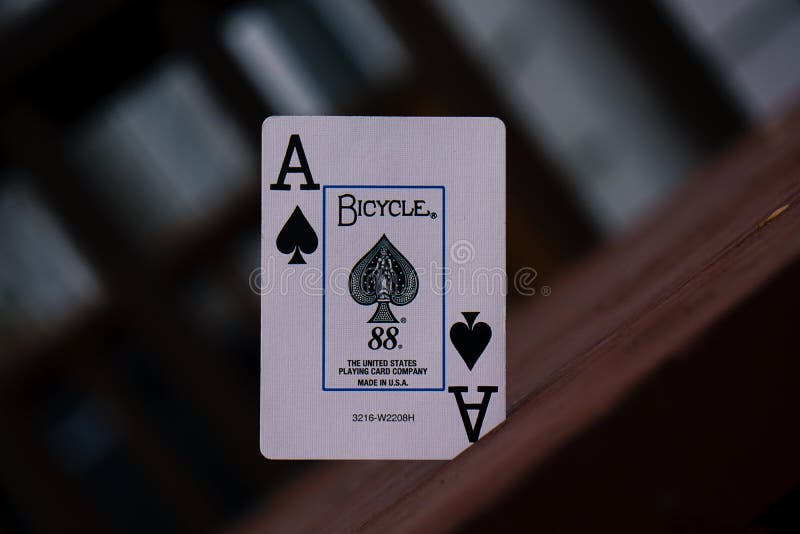 Card in a Table at an Angle Editorial Photography - Image of shot ...