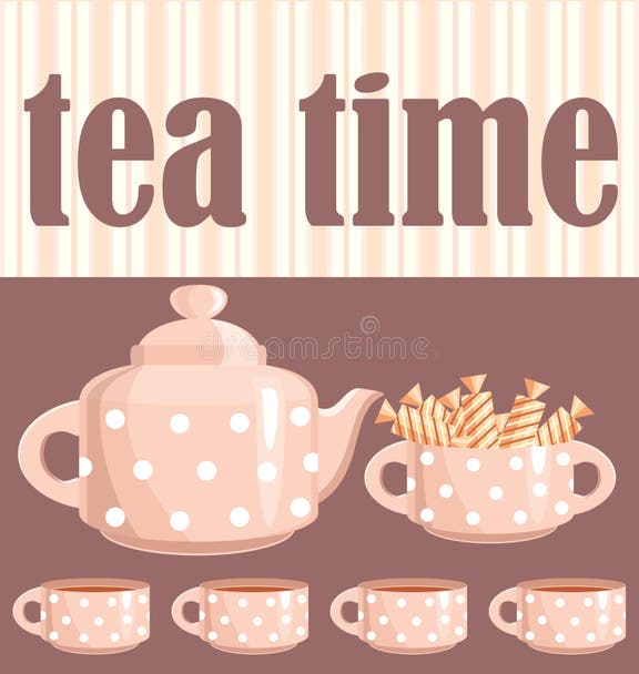 Card Tea Time Stock Illustrations – 6,384 Card Tea Time Stock ...